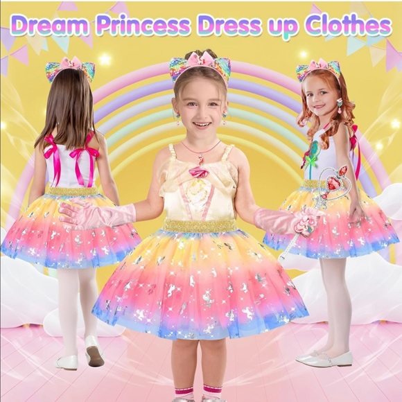 Costumes | Princess Dress Up Clothes For Girls 46brand New | Poshmark
